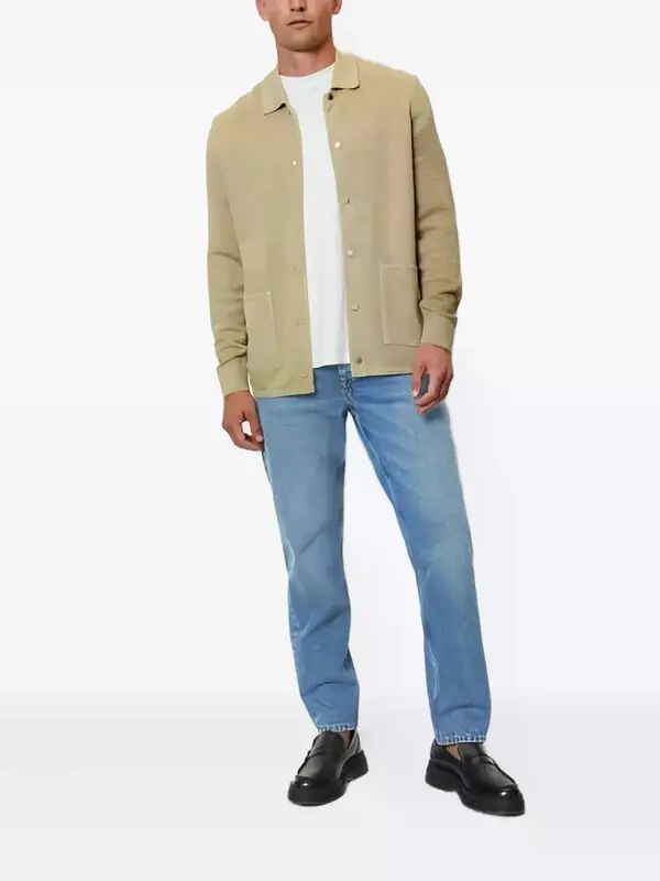 Marc O'polo Ribbed Button-up Cardigan