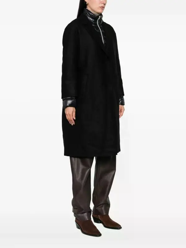 Herno Detachable-liner Coat - Black