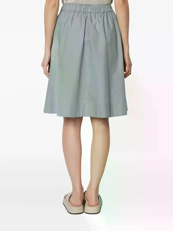 Marc O'polo Elasticated-waistband Mini Skirt - Blue