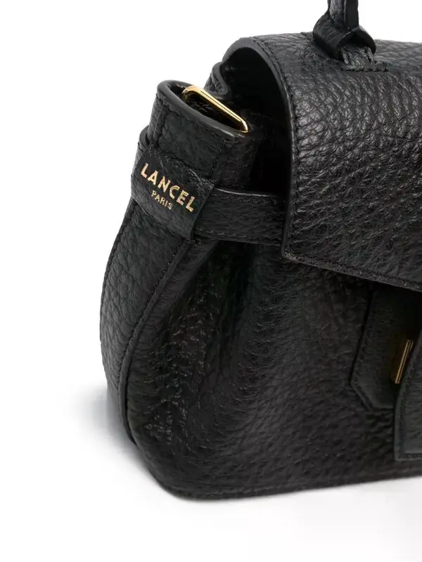 LANCEL Small Charlie Leather Bag - Black
