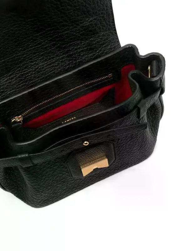 LANCEL Small Charlie Leather Bag - Black