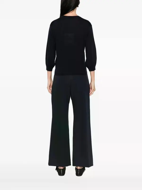 Max Mara Balloon-sleeve Wool Top