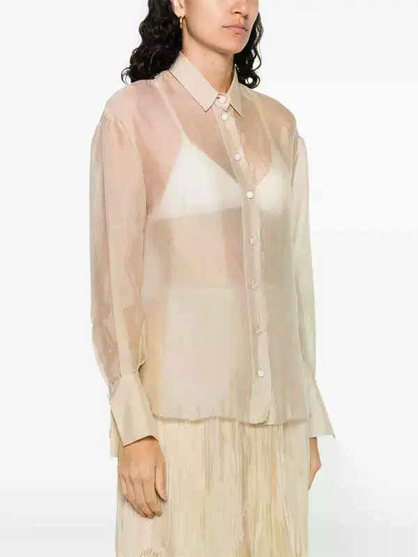 FORTE_FORTE Sheer Shirt