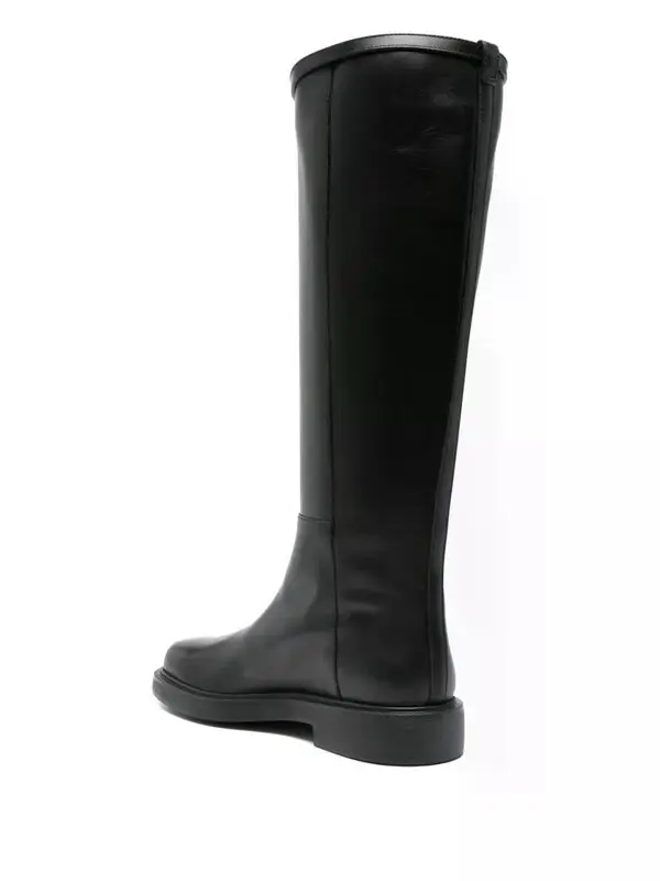 TOD'S Leather T-buckle Knee-high Boots