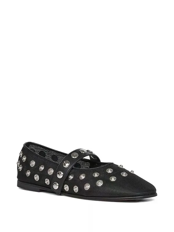 Stella McCartney Popper-embellished Round-toe Flats