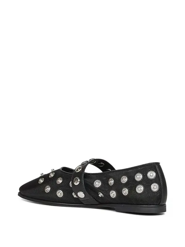 Stella McCartney Popper-embellished Round-toe Flats