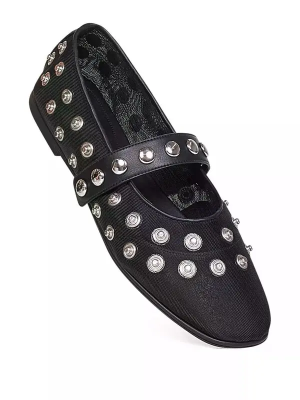 Stella McCartney Popper-embellished Round-toe Flats
