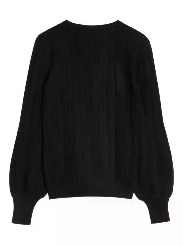 Valentino Garavani V-logo Cable-knit Jumper