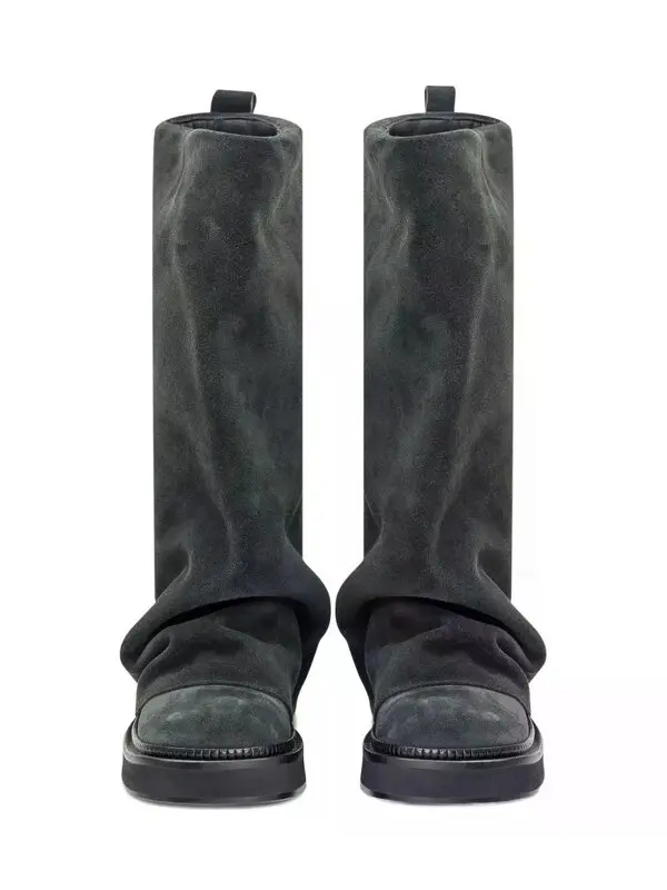 Attico Slouch Suede Knee-high Boots