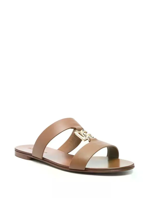 Dolce & Gabbana Leather Slides
