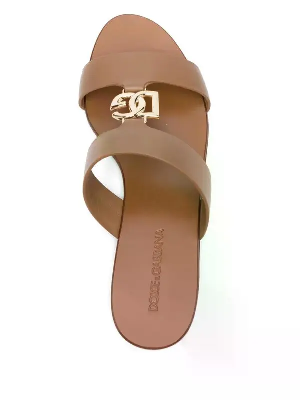 Dolce & Gabbana Leather Slides