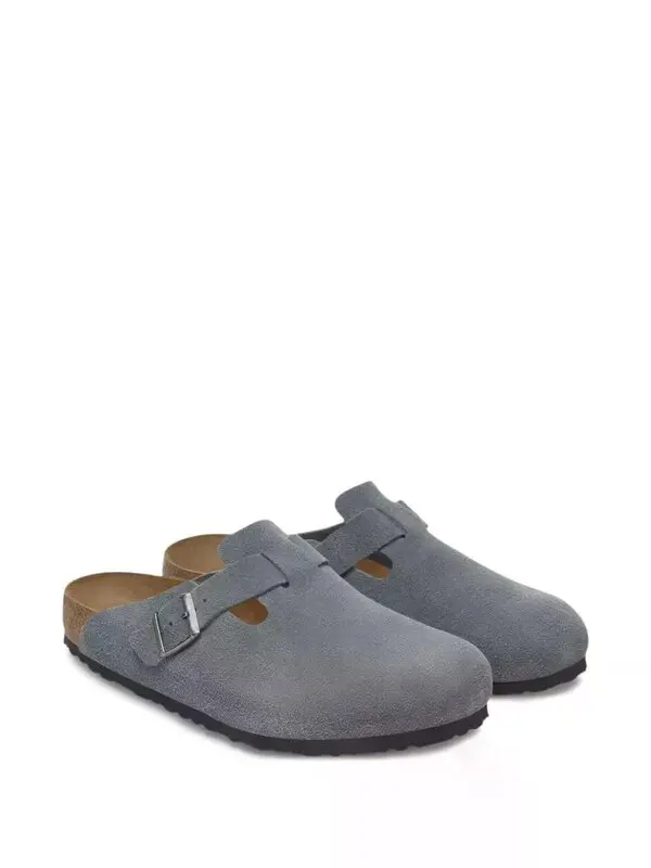 BIRKENSTOCK Boston Basalt Slippers - Grey