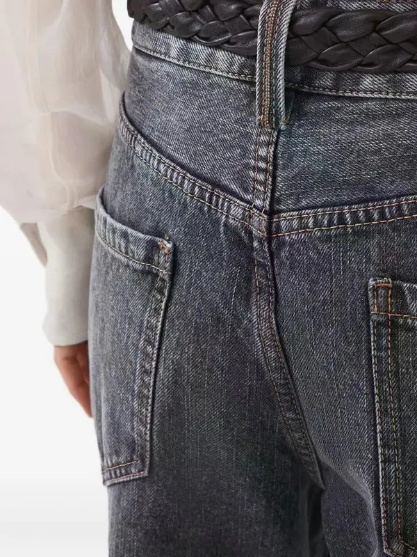 Brunello Cucinelli Five-pocket Cuffed Jeans