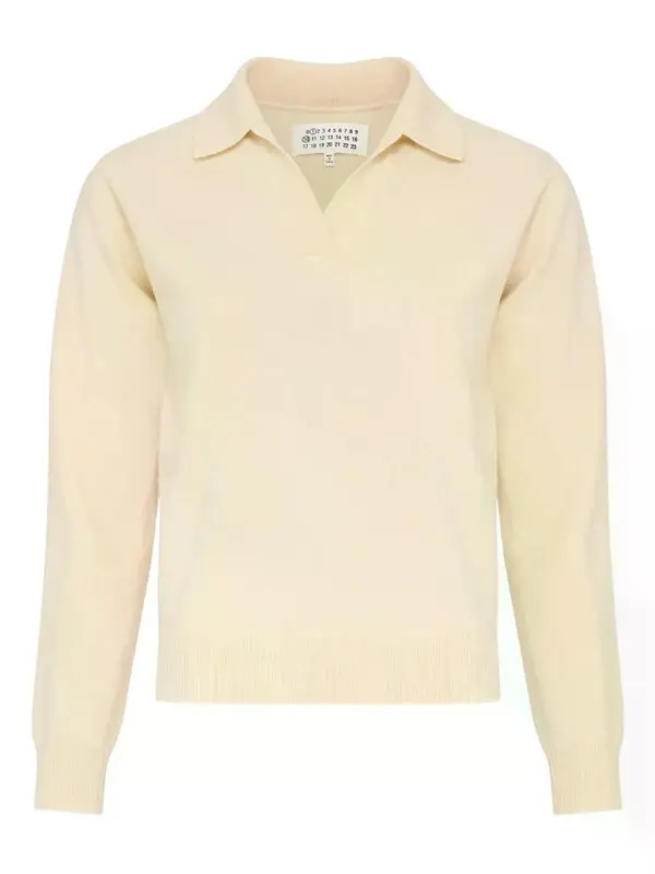 MAISON MARGIELA Virgin Wool Polo Shirt