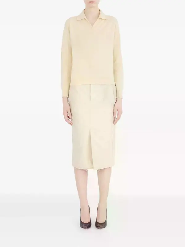 MAISON MARGIELA Virgin Wool Polo Shirt