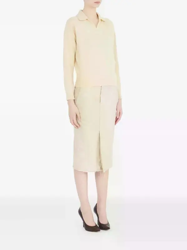 MAISON MARGIELA Virgin Wool Polo Shirt