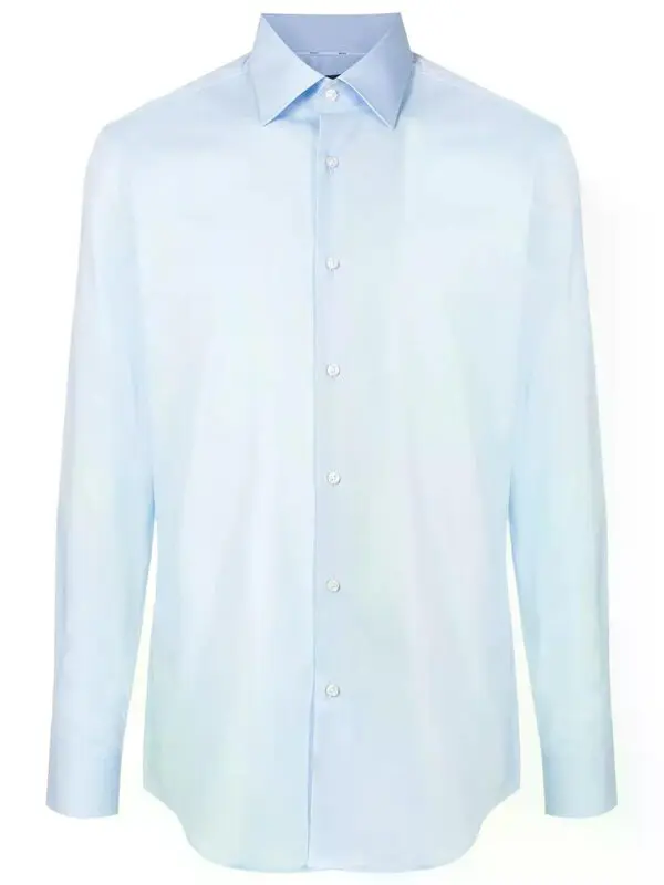 BOSS Hank Long-sleeve Cotton Shirt