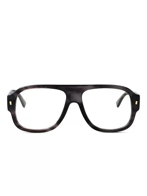 Dsquared2 Geometric-frame Glasses - Black