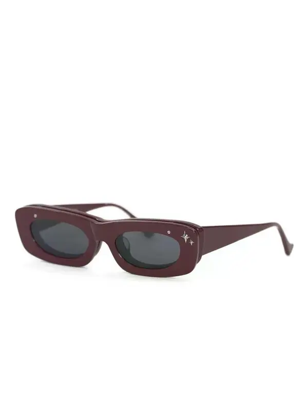PUSHBUTTON X Grey Ant Flip Up Sunglasses - Red