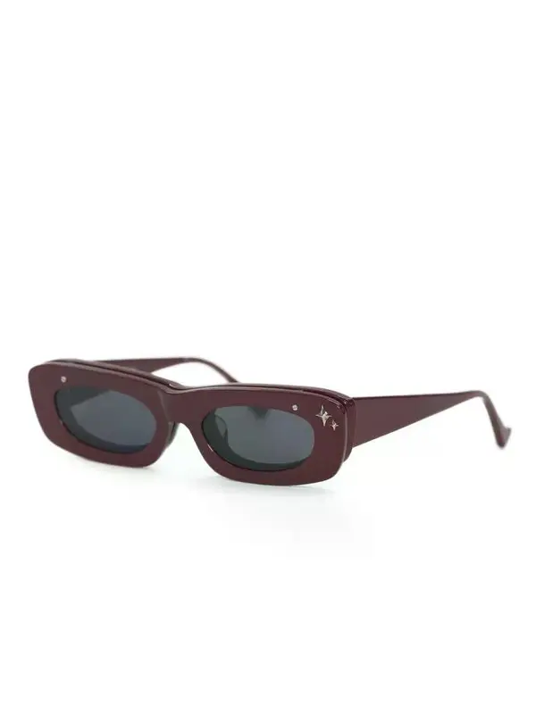 PUSHBUTTON X Grey Ant Flip Up Sunglasses - Red