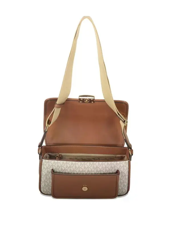 Michael Kors Bradshaw Monogram Flap Shoulder Bag