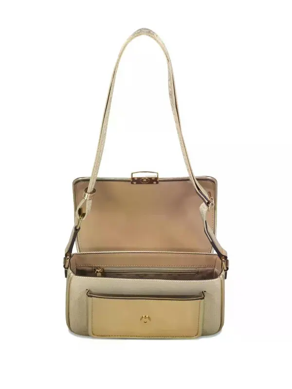 Michael Kors Bradshaw Metallic-panel Flap Shoulder Bag