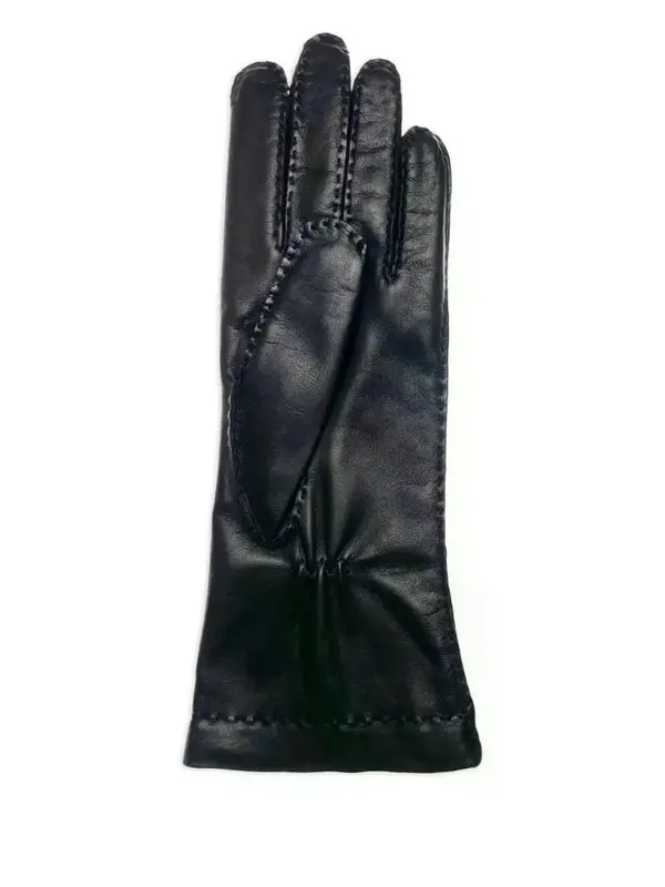 RESTELLI Leather Gloves - Black