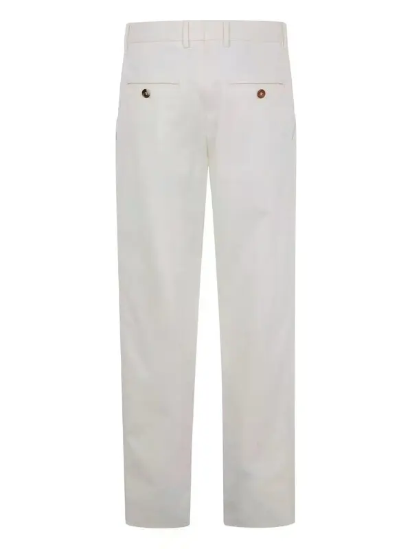 Brunello Cucinelli Pleated Cotton Trousers