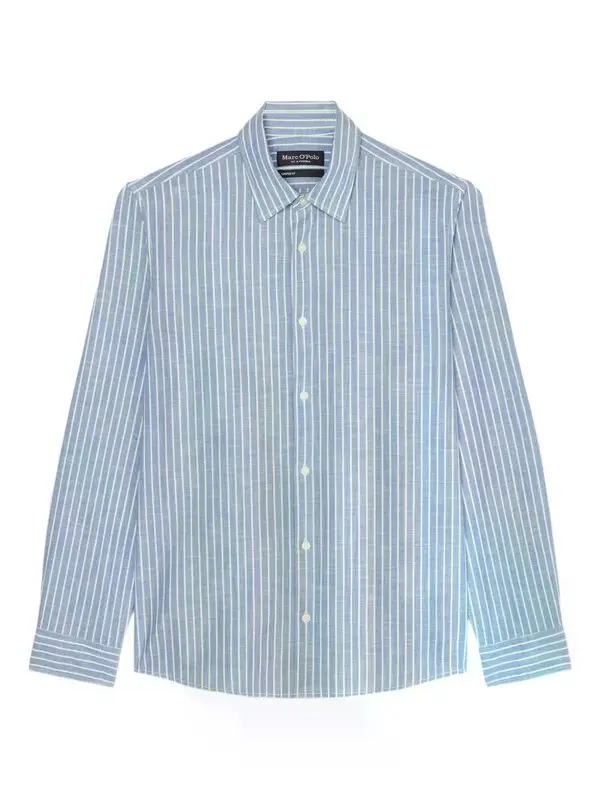 Marc O'polo Striped Button-up Shirt - Blue