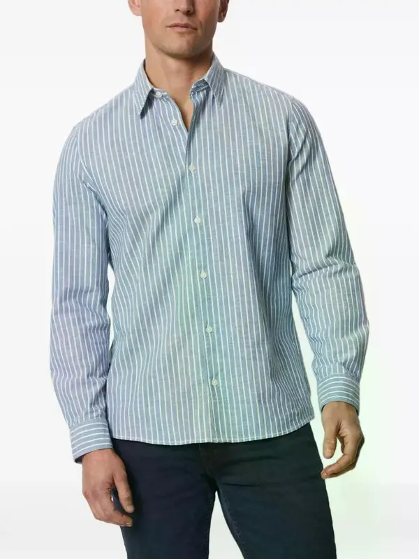 Marc O'polo Striped Button-up Shirt - Blue