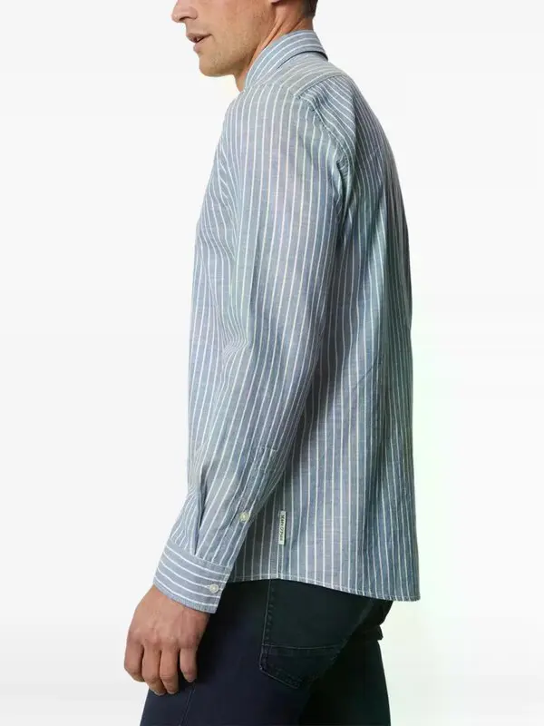 Marc O'polo Striped Button-up Shirt - Blue