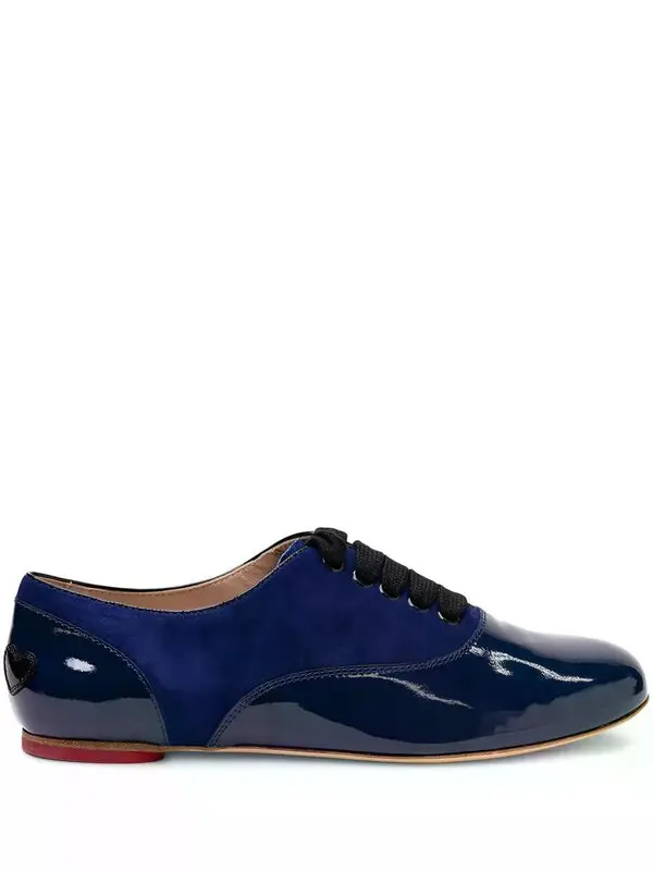 Hogan Patent Heart Detail Oxford Shoes