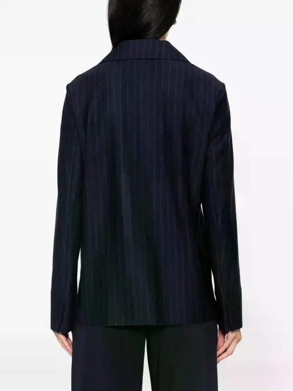 Max Mara Pinstripe Button Blazer