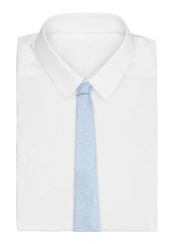 Paul Smith Floral-jacquard Silk Neck Tie