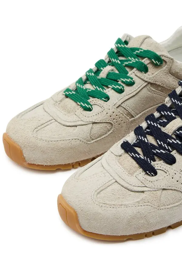 ALOHAS Panelled Brushed Suede Sneakers