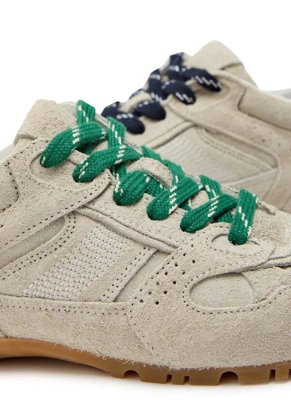 ALOHAS Panelled Brushed Suede Sneakers