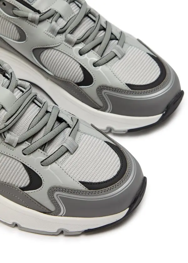CLEENS Pulse Runner Panelled Mesh Sneakers
