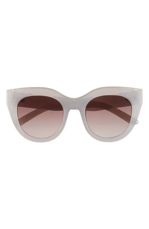 Le Specs 51mm Gradient Cat Eye Sunglasses - Smoke /brown