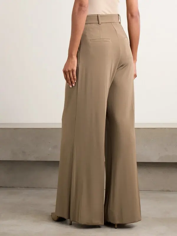 Max Mara Palanca Pleated Wide-leg Pants
