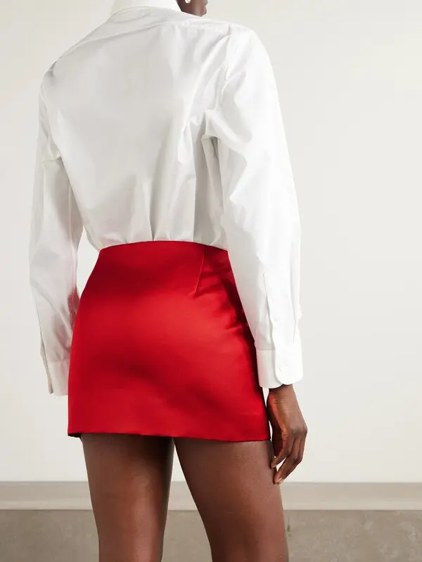 Givenchy Silk-gabardine Mini Skirt
