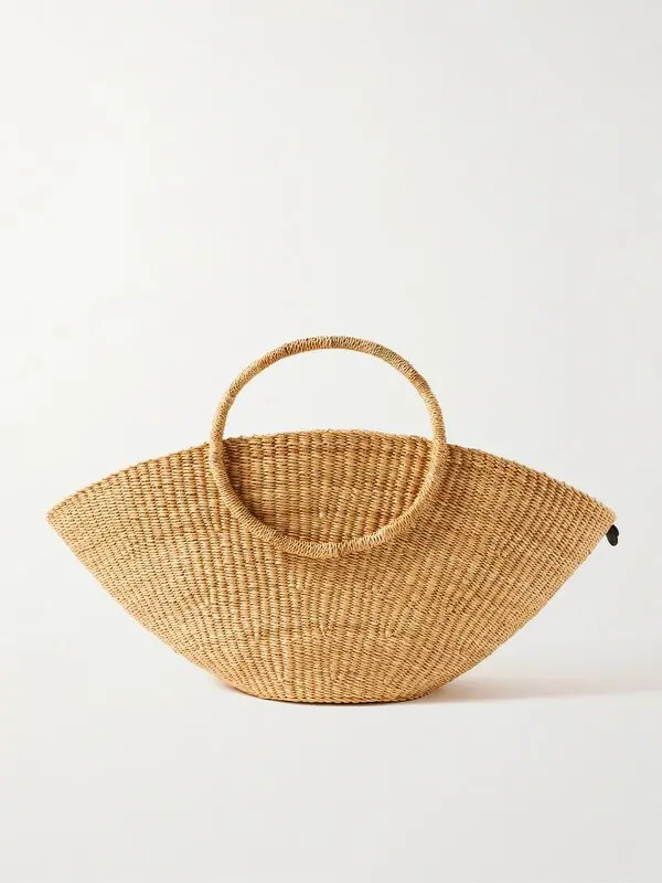 Muuñ Luna Woven Straw Tote