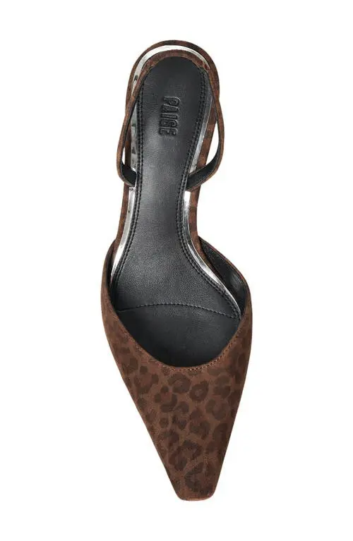 Paige Wren Slingback Pump - Leopard