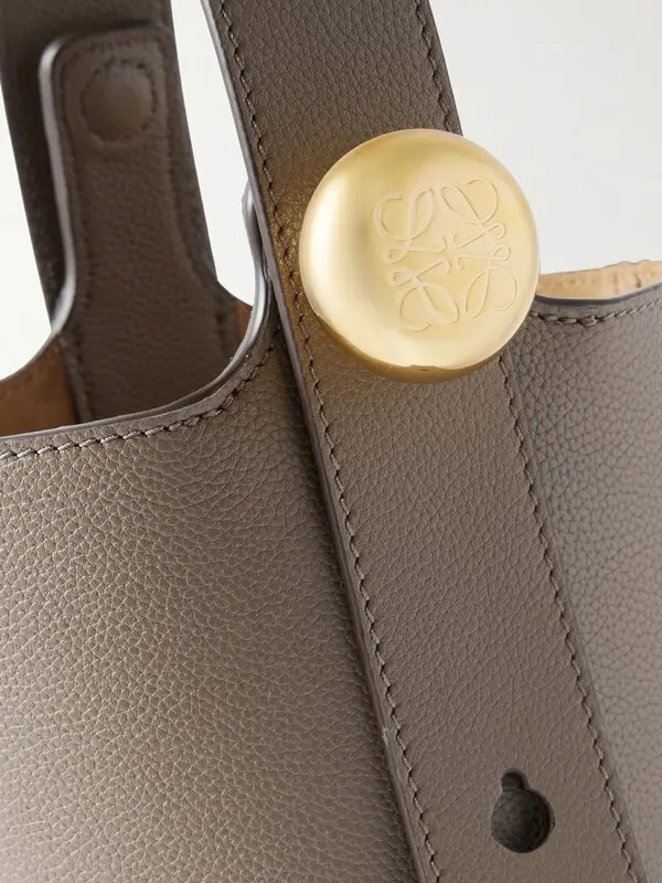 Loewe Pebble Mini Textured-leather Tote