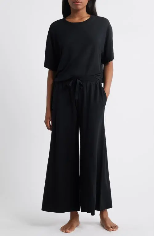 OPEN EDIT Comfy Jersey Pajamas - Black