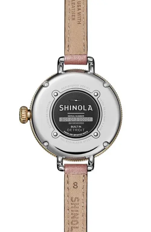 Shinola Birdy Strap Watch