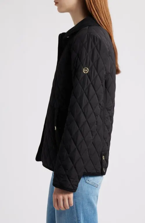 Michael Kors Short Quilted Jacket - Black