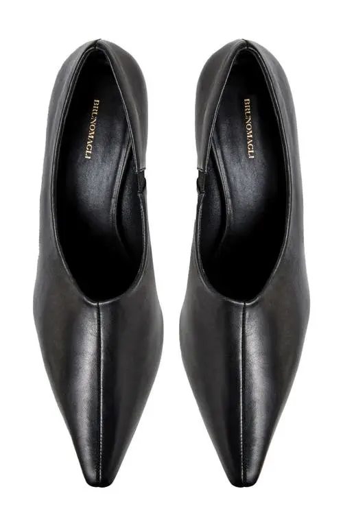 Bruno Magli Athena Pointed Toe Pumps - Black