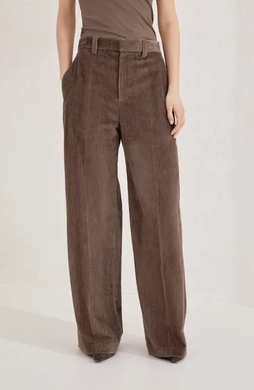 Brunello Cucinelli Wide-leg Corduroy Trousers