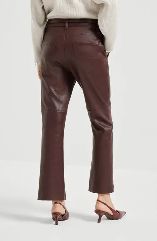 Brunello Cucinelli Square Cigarette Trousers
