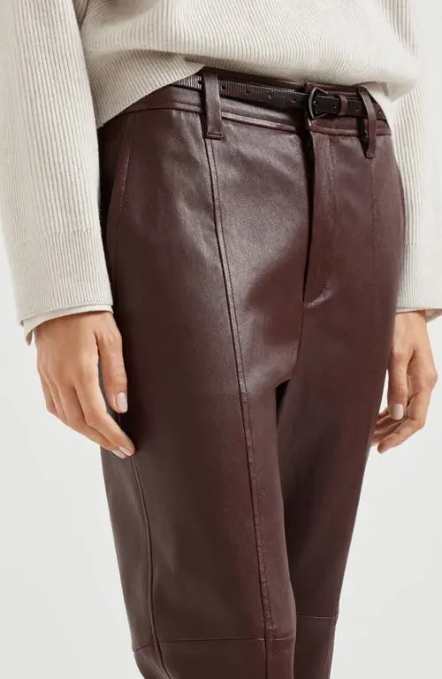 Brunello Cucinelli Square Cigarette Trousers